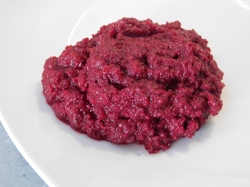 Purée de betteraves rouges à l’ail - hello-cookers.com