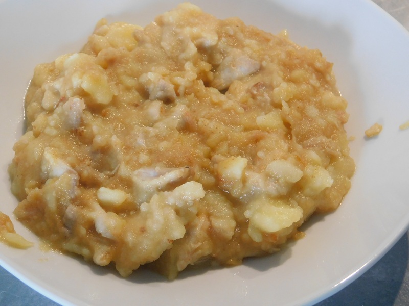 Cuisse de poulet et purée à la compote - hello-cookers.com